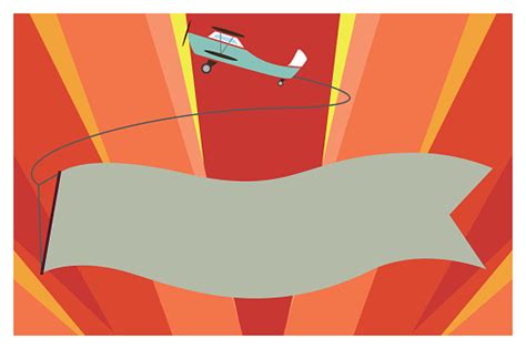 평면 디자인 벡터 일러스트 레이 션 빈 Esp 서식 파일 복사 공간 텍스트 광고 홍보 포스터 전단지 웹 배너 기사 비행 추진 비행기 광고에 대 한 빈 긴 배너 스트립을