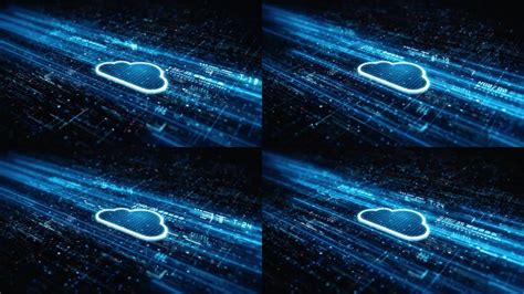 云计算利用人工智能、5g高速连接数据分析、网络安全数字数据的未来化和技术的互联网和大数据抽象背景。 视频素材下载 编号 20600870 光厂 Vj师网