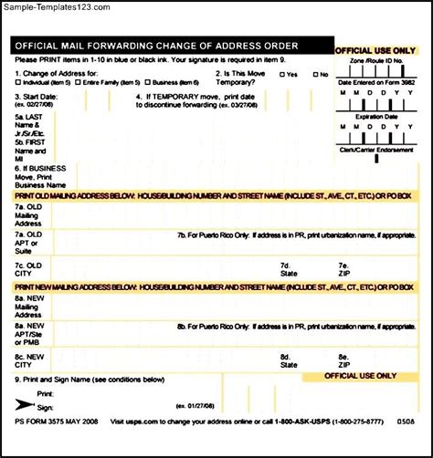 Usps Change Address Masanewsletter