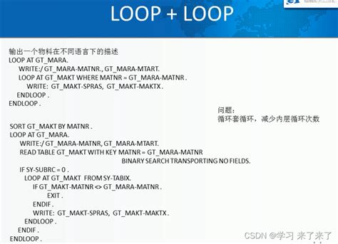 Abap代码优化和性能调优工具abap 代码优化 Csdn博客 Abap代码优化和性能调优工具abap 代码优化 Csdn博客