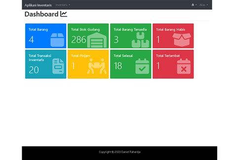 Sistem Inventaris Berbasis Web Daniel Rahardjas Portfolio