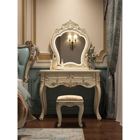 European Dressing Table Bedroom Makeup Table Internet Celebrity Ins