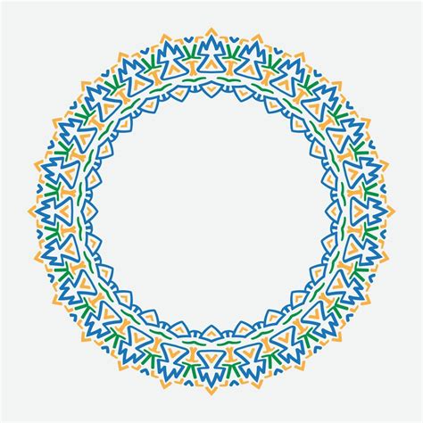 Round Or Circular Decorative Pattern For Design Framework And Banner Circle Frame Classic