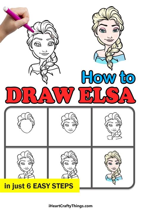 How To Draw Elsa A Step By Step Guide In How To Draw Elsa Elsa Drawing Cute Easy Drawings
