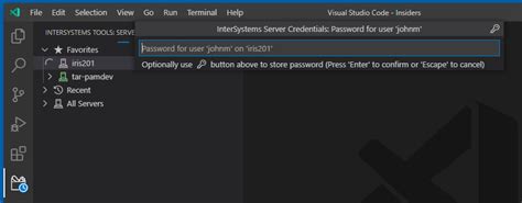 Previewing Server Manager 30 For Vs Code Intersystems Developer