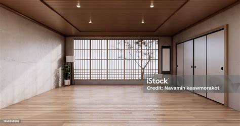 빈 방 하얀 방 깨끗한 현대 방 일본 스타일3d 렌더링 0명에 대한 스톡 사진 및 기타 이미지 0명 3차원 형태 거실 Istock
