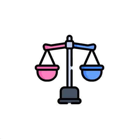 Gender Balance Icon Illustration Vector Art At Vecteezy