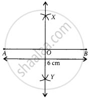 Draw A Line Segment Of Length Cm Construct Its Perpendicular Bisector Measure The Two Parts