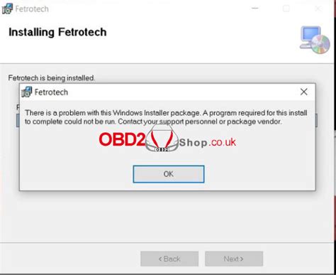 fetrotech tool installation activation package problem solution 14