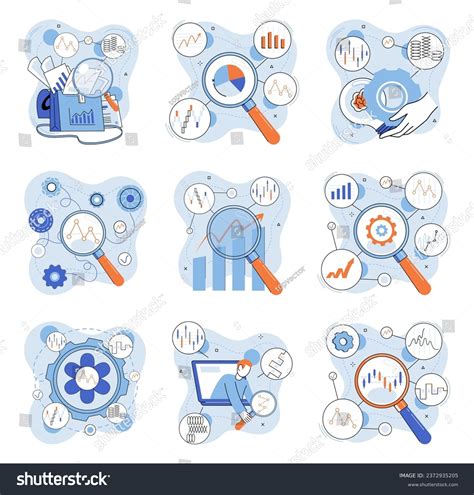 Data Analysis Vector Illustration Profit Analysis Stock Vector Royalty Free 2372935205