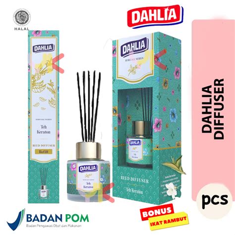 Jual Dahlia Reed Diffuser Alat Refil Teh Keraton Pengharum Ruangan