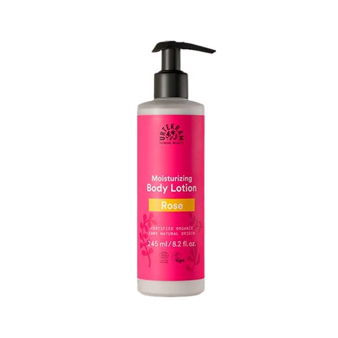 Køb Moisturizing Body Lotion Rose 245 Ml Fra Urtekram Matas