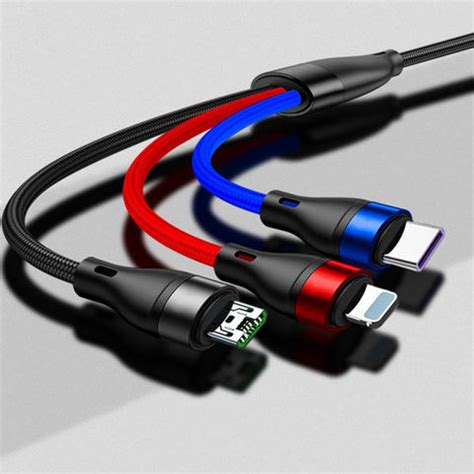 2021 Newest Usb 3 In 1 Cable Support Fast Fast Charging 1 48 Wholesale China Usb Cable Fast