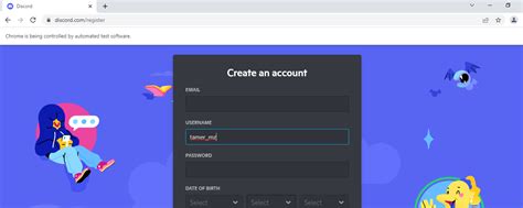 python 3 x how to send text within username input field on a register