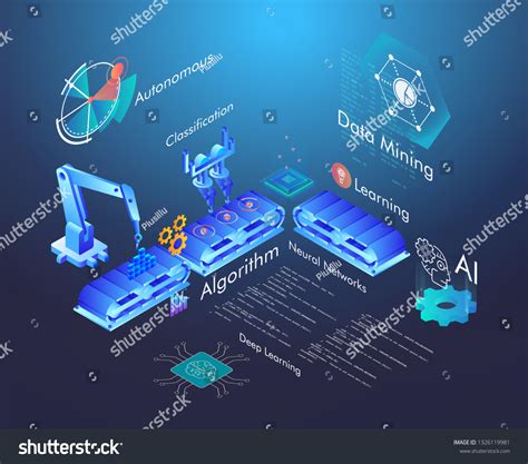 Machine Learning Ai Data Mining Algorithm Stock Vector Royalty Free 1326119981 Shutterstock