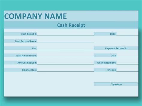 Top 10 Editable Payment Receipt Template Free Download For Excel Worksheets Library