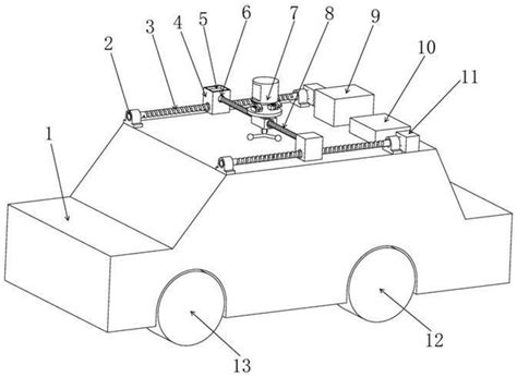 Four Degree Of Freedom Three Dimensional Laser Radar Sensing Device For Unmanned Driving
