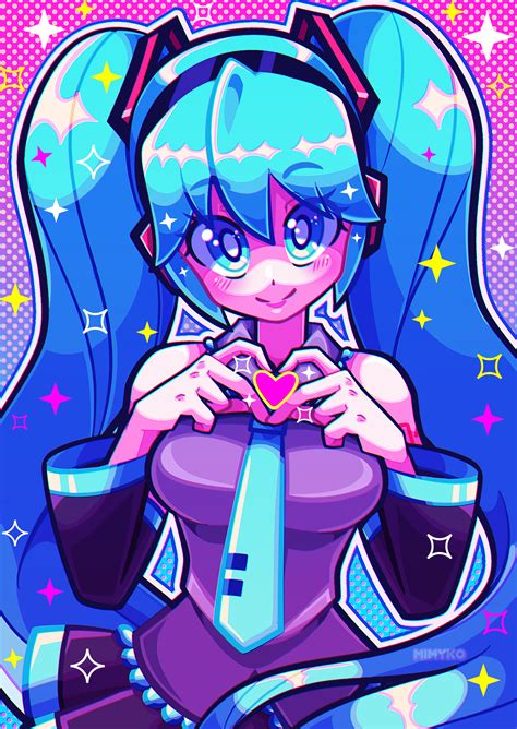 Hatsune Miku By Mimyko On Newgrounds
