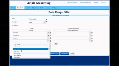 Date Range Filter Youtube