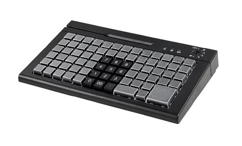 Keys Supermarket Retail Programmable Keyboard Usb Pos Keyboard With Magnetic Card Reader