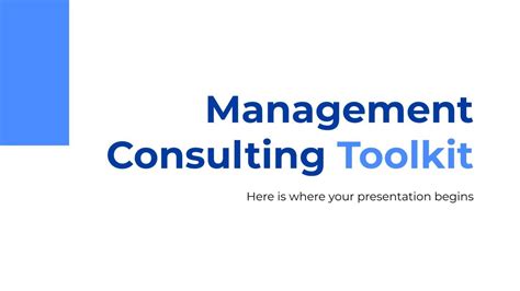 Management Consulting Toolkit Google Slides PPT Template