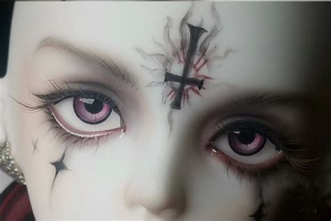 Bjd Doll Eyes With Purple Small Iris And Normal Iris Realistic Resin Eyes Knewland