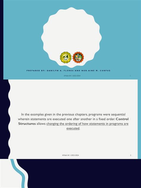 Amath 04 Chapter 4 Control Structures Pdf Control Flow Boolean Data Type