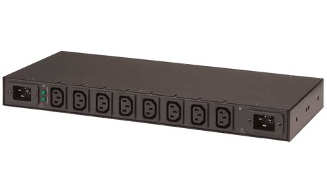 Basic Automatic Transfer Switch Ats Dual Inlets 2 8kw 7 3kw 8 C13 Outlets Rack Pdu