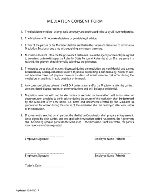 Mediation Process Templates Pdf Download Fill And Print For Free
