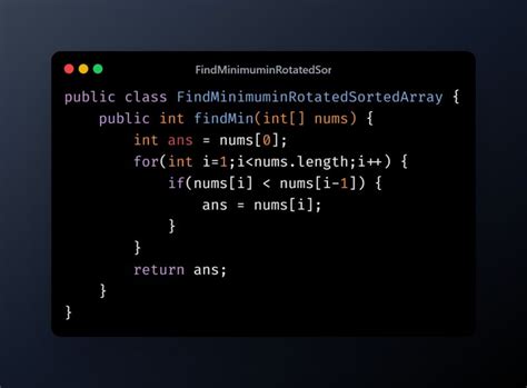 How I Solved Find Minimum Problem On Leetcode Shekhar Singh Posted On The Topic Linkedin