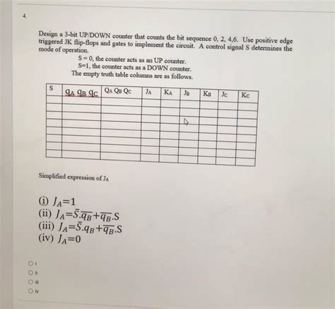 Solved Design A Bit UP DOWN Counter That Counts The Bit Chegg