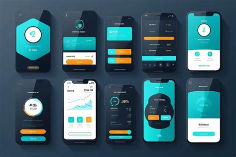 Premium Photo Food Delivery Mobile App Ui Kit Including Sign Up Food Menu