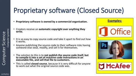 Proprietary Software Examples