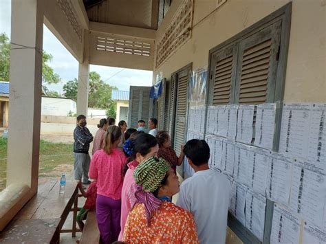 សេចក្តីរាយការណ៍ពីមណ្ឌលបោះឆ្នោតអនុវិទ្យាល័យស្វាយបូព្រឹក្ស សុីសុីថាមស៍