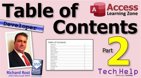 Access Learning Zone On Linkedin How To Generate A Table Of Contents Or Index For A Microsoft