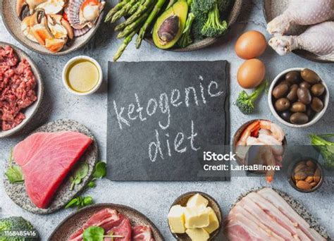 케톤 생성 다이어트 개념 건강 한 저탄수화물 제품 배경 맨 위 보기 건강한 식생활에 대한 스톡 사진 및 기타 이미지 건강한 식생활 고기 균형 Istock