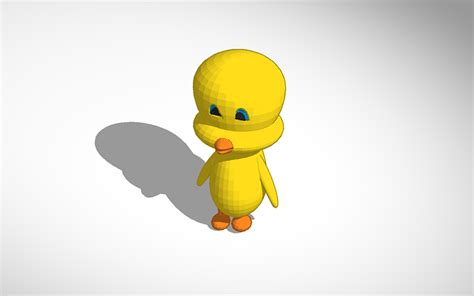 3d Design Tweety Bird Tinkercad