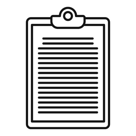 Premium Vector Summary Icon Outline Summary Vector Icon For Web