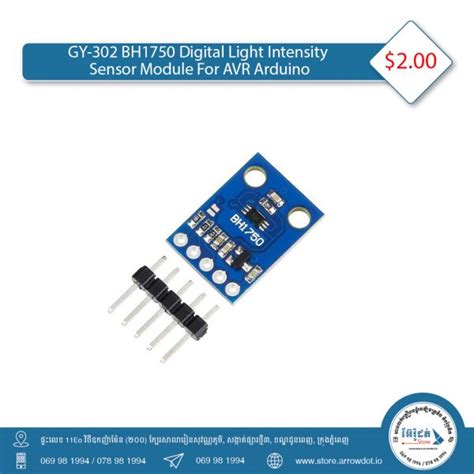 gy 302 bh1750 digital light intensity sensor module for avr arduino