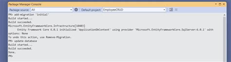 Aspnet Core Mvc Net 6 Crud Operations Using Entityframeworkcore