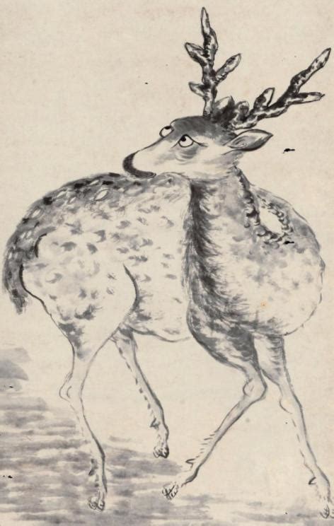 淺析八大山人月鹿圖的清曠境界與孤獨意味 每日頭條
