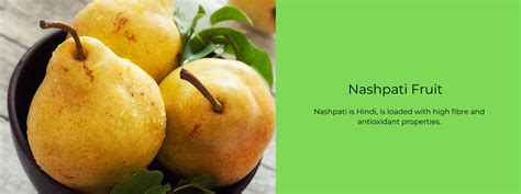 Nashpati Fruit Health Benefits Uses And Important Facts