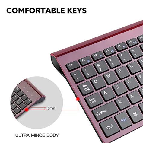 Wireless Keyboard Mouse Combo Cimetech Compact Full Size Wireless Keyboard And Mouse Set 2 4g