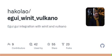 Egui Winit Vulkano Demo App Rs At Master Hakolao Egui Winit Vulkano GitHub