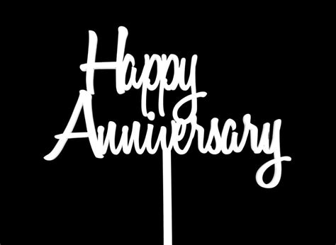 Happy Anniversary Clip Art Black And White A Black And White Image Of