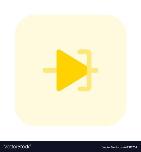 Tunnel Diode High Speed Semiconductor Royalty Free Vector