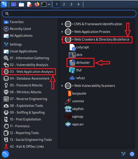 Перебор каталогов сайта на Kali Linux