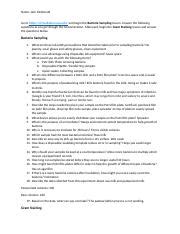 Bacteria Sampling Virtual Lab Docx Name Jack McDonald Go To Https Virtuallabs Nmsu Edu And