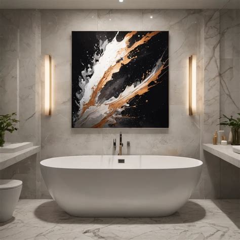 Enhancing Master Bathrooms With Thoughtful Artwork Choices
