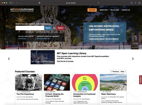 Mit Opencourseware Online Tools For Teachers Abakcus